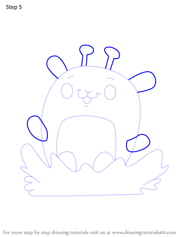 How to Draw Juju the Giraffe from Pikmi Pops (Pikmi Pops) Step by Step ...