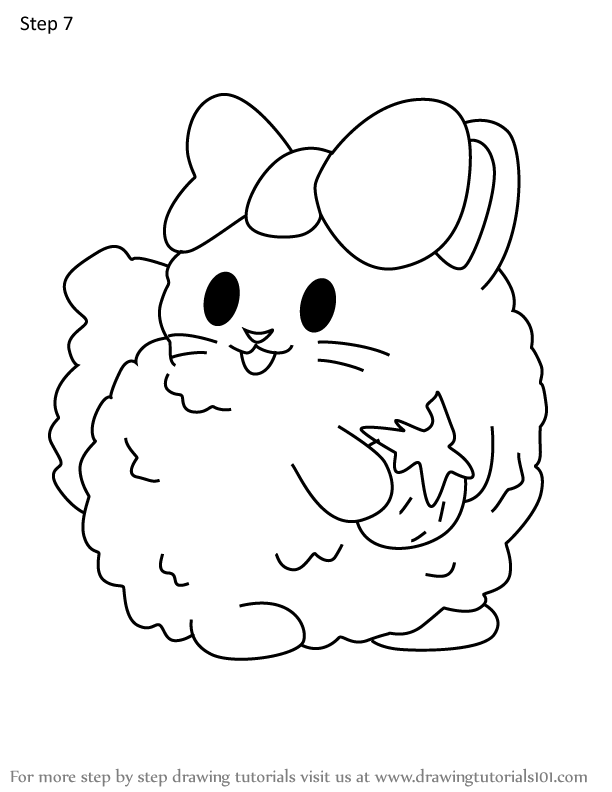 How to Draw Kippa the Cat from Pikmi Pops (Pikmi Pops) Step by Step ...