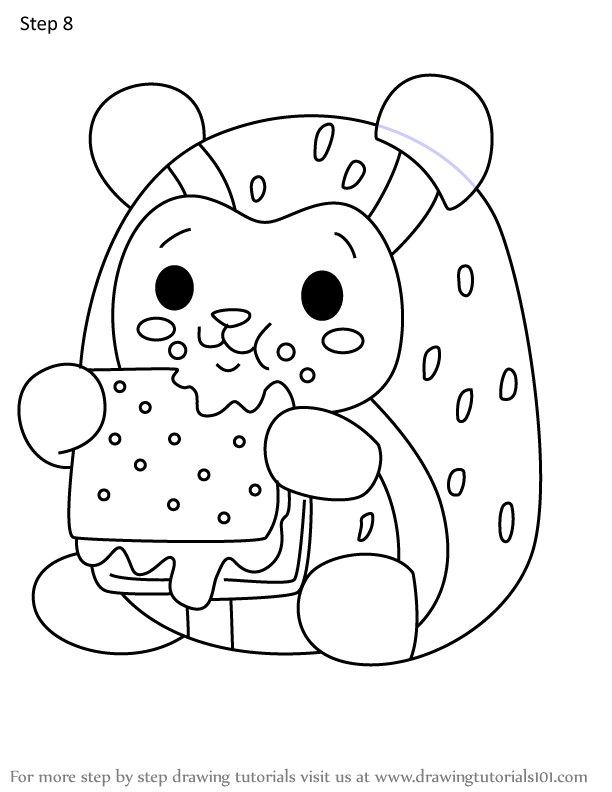 How to Draw Kuma the Sun Bear from Pikmi Pops (Pikmi Pops) Step by Step ...