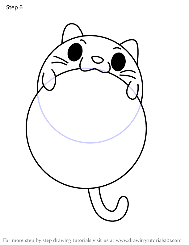 How to Draw Popcat the Cat from Pikmi Pops (Pikmi Pops) Step by Step ...
