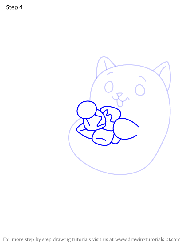 How to Draw Snacks the Playing Cat from Pikmi Pops (Pikmi Pops) Step by ...