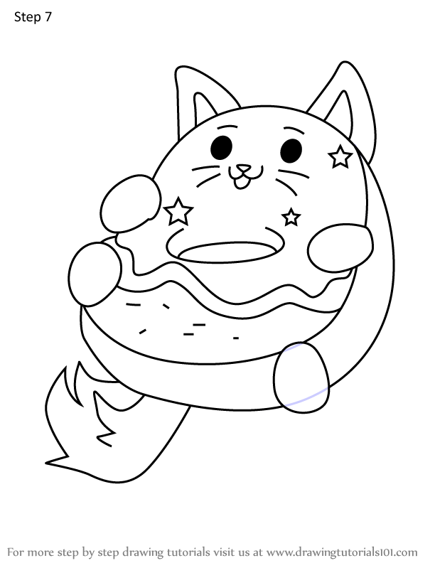 How to Draw Sweetie Paws the Cat from Pikmi Pops (Pikmi Pops) Step by ...