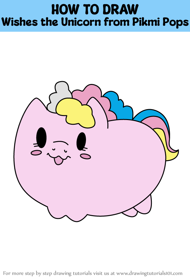 How to Draw Wishes the Unicorn from Pikmi Pops (Pikmi Pops) Step by ...
