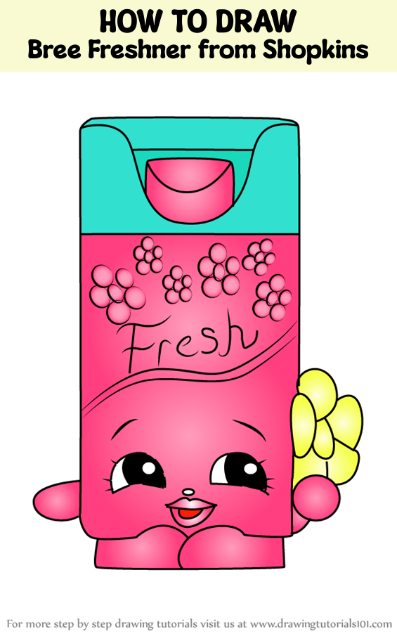 How to Draw Bree Freshner from Shopkins (Shopkins) Step by Step ...