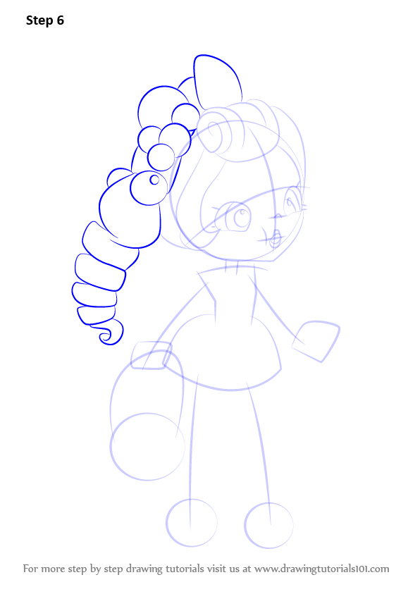 How to Draw Bubbleisha from Shopkins (Shopkins) Step by Step ...