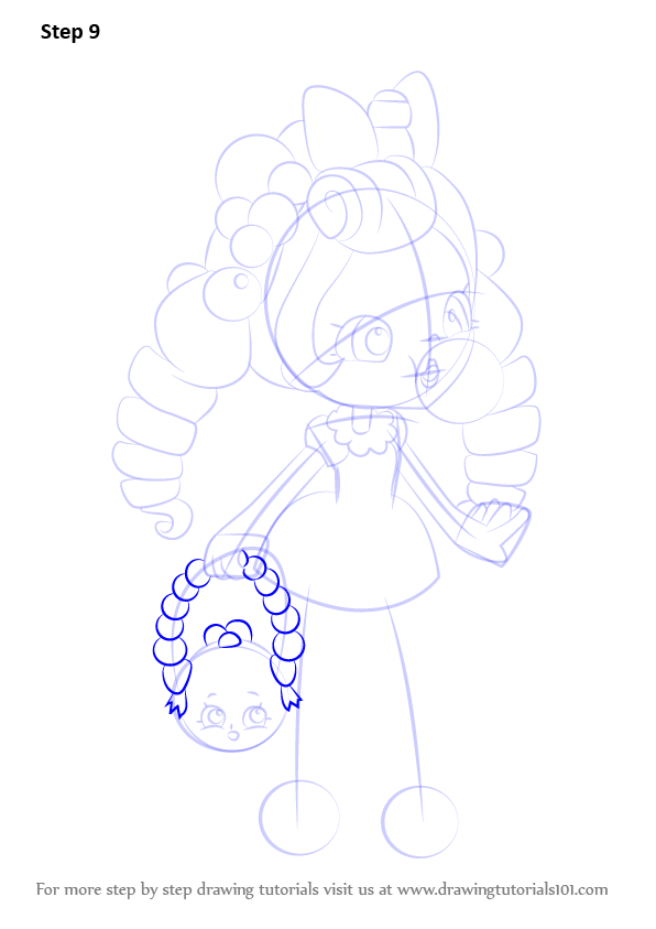 How to Draw Bubbleisha from Shopkins (Shopkins) Step by Step ...