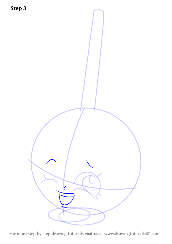 How to Draw Candy Apple from Shopkins (Shopkins) Step by Step ...