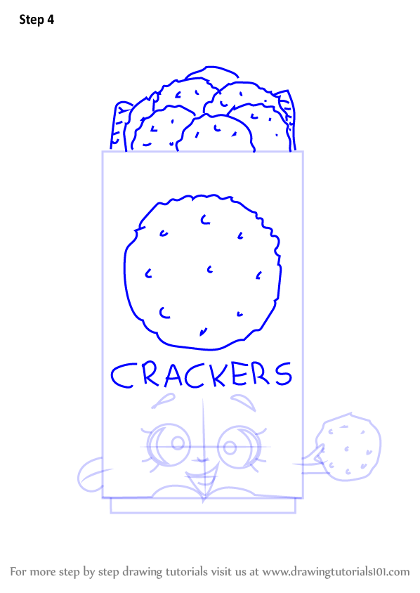 How to Draw Chris P Crackers from Shopkins (Shopkins) Step by Step ...