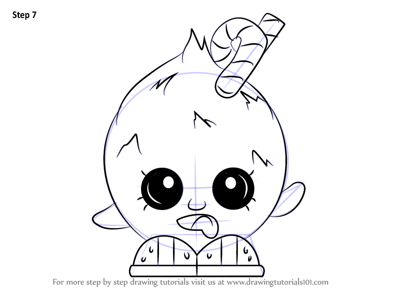 How to Draw Coco Nutty from Shopkins (Shopkins) Step by Step ...
