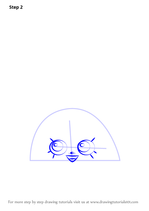 How to Draw Humpty Dumpling from Shopkins (Shopkins) Step by Step ...