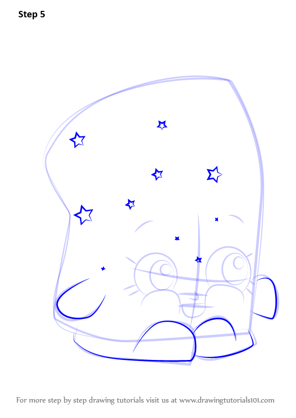 How to Draw Marsha Mellow from Shopkins (Shopkins) Step by Step ...