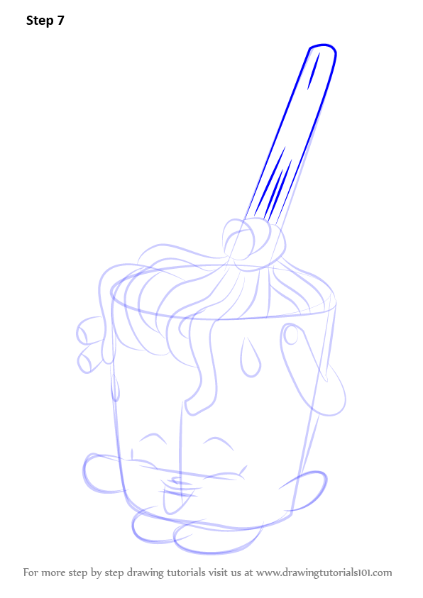 Mop Drawing For Kids Step By Step
