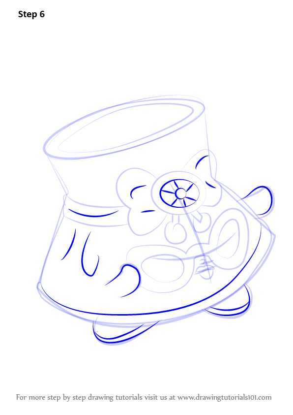 How to Draw Shady from Shopkins (Shopkins) Step by Step ...