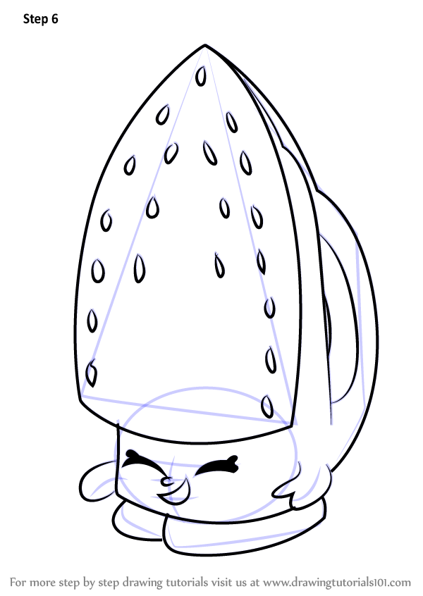 How to Draw Sizzles from Shopkins (Shopkins) Step by Step ...