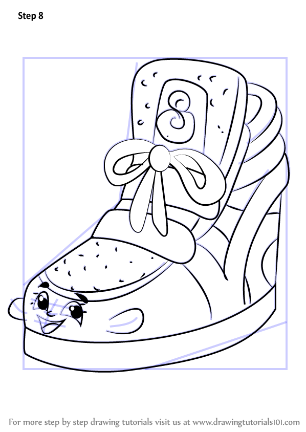 How To Draw Wedge Shoes