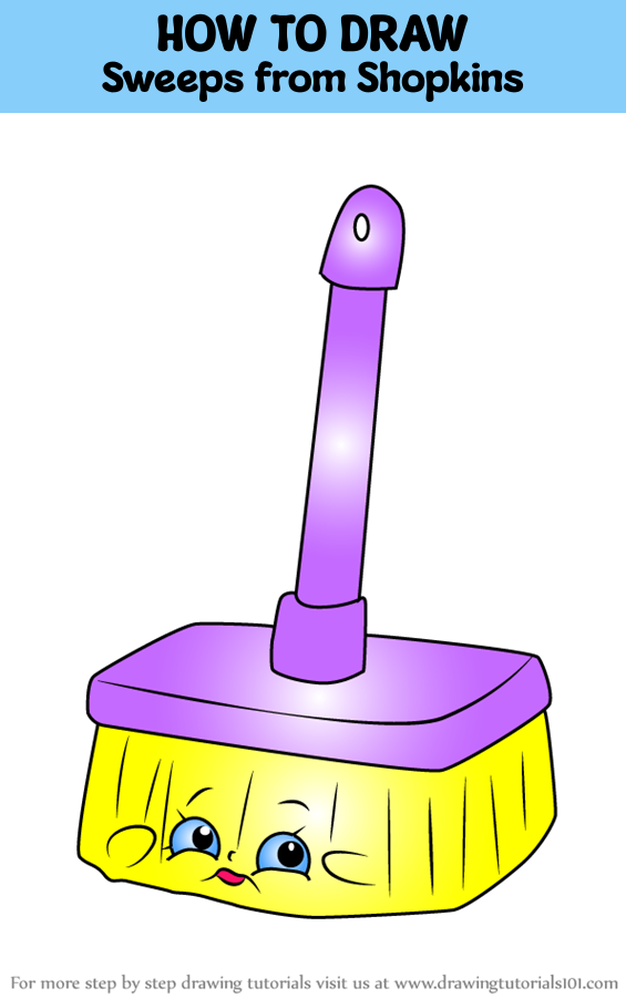 How to Draw Sweeps from Shopkins (Shopkins) Step by Step ...