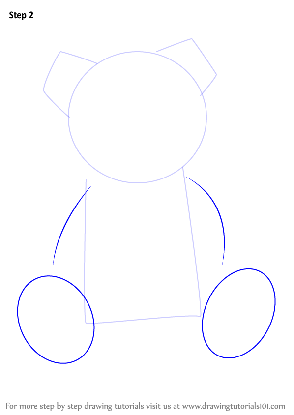 How to Draw a Teddy Bear (Soft Toys) Step by Step | DrawingTutorials101.com