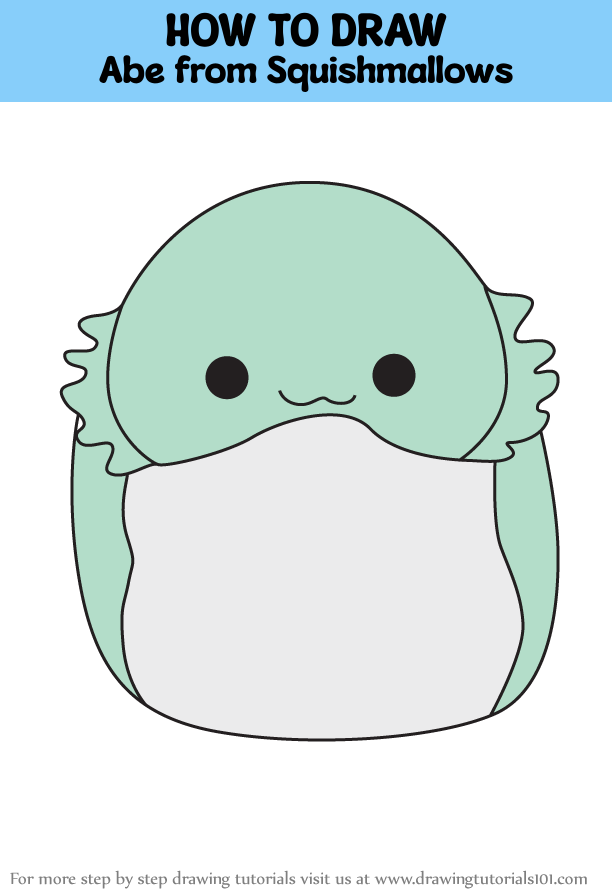 How to Draw Abe from Squishmallows (Squishmallows) Step by Step ...
