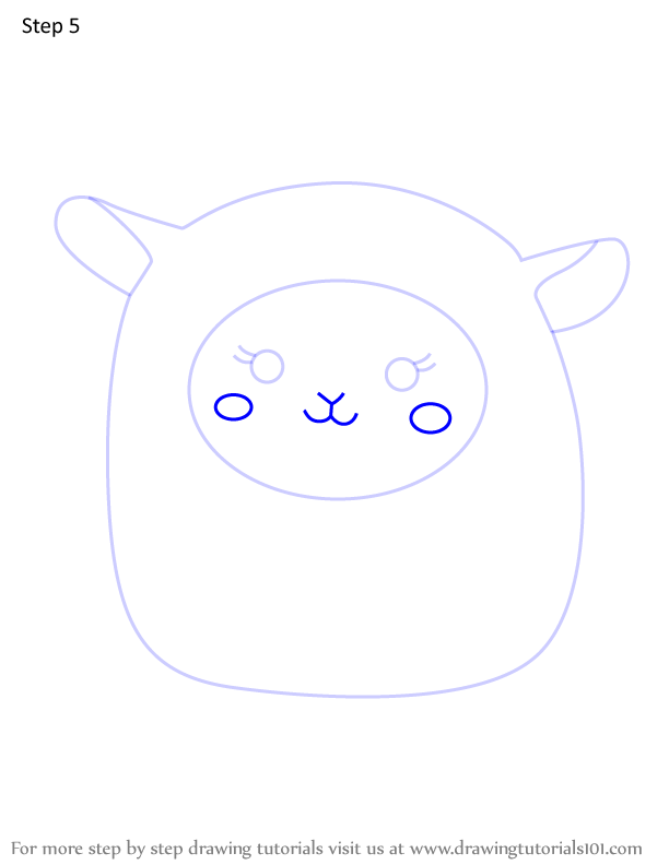 How to Draw Addison the Lamb from Squishmallows (Squishmallows) Step by Step ...