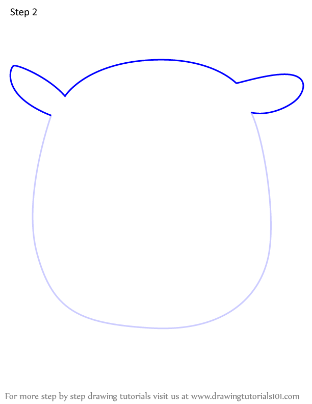 How to Draw Alexie the Cow from Squishmallows (Squishmallows) Step by ...