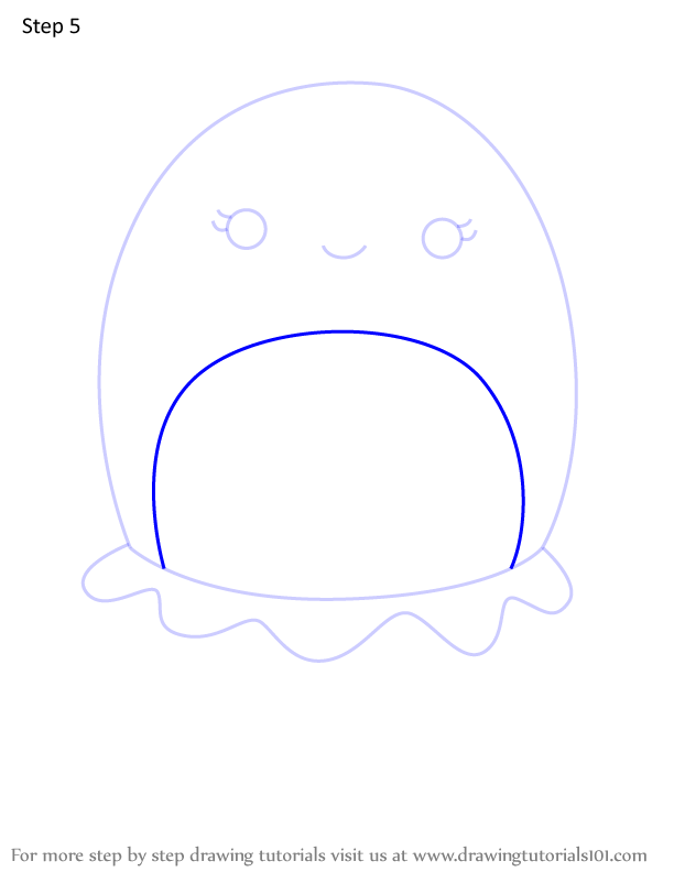 How to Draw Anni the Jellyfish from Squishmallows (Squishmallows) Step ...