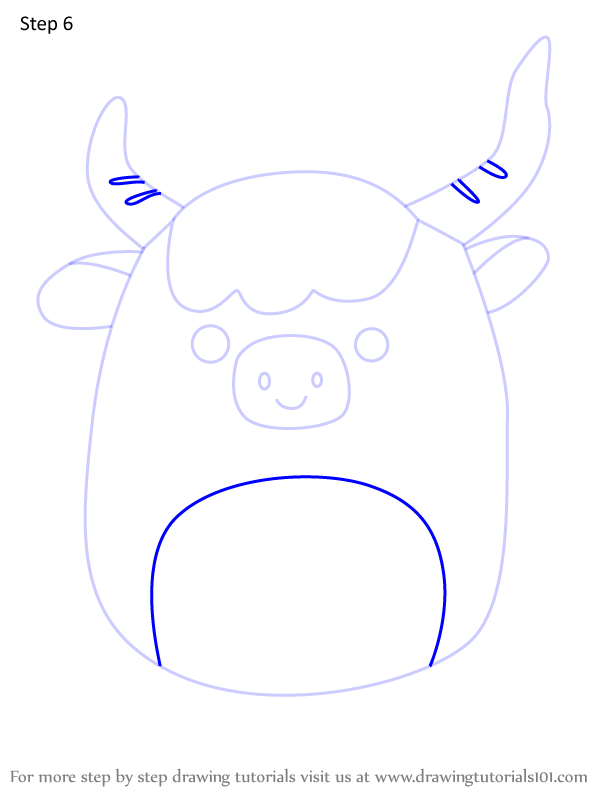 How to Draw Armie the Highland Cow from Squishmallows (Squishmallows ...