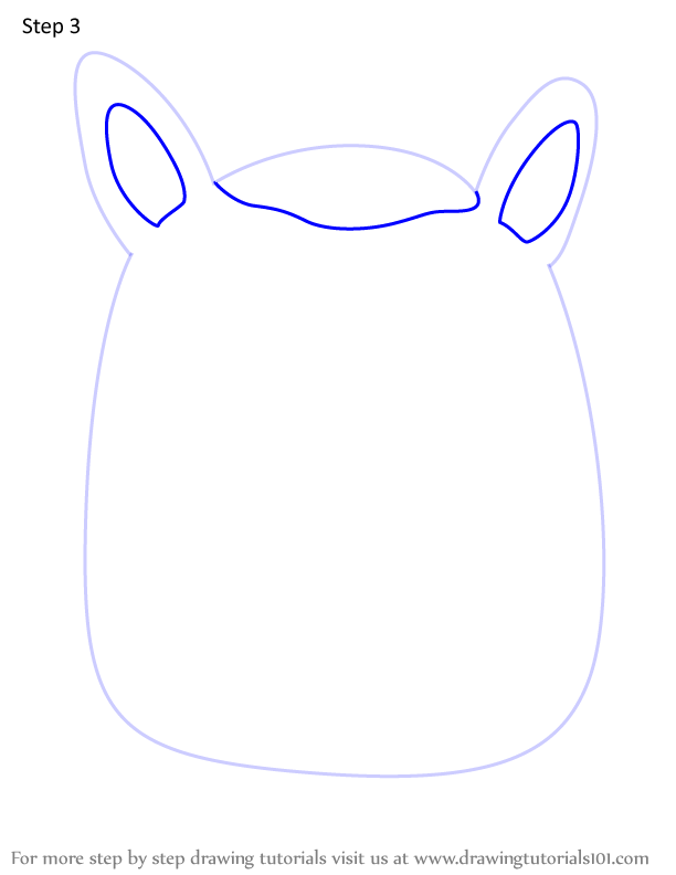 How to Draw Bailey the Llama from Squishmallows (Squishmallows) Step by ...