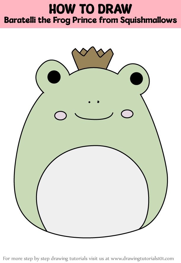How to Draw Baratelli the Frog Prince from Squishmallows (Squishmallows ...