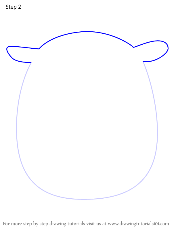 How to Draw Belana the Cow from Squishmallows (Squishmallows) Step by ...