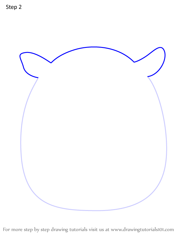 How to Draw Benito the Blueberry Cow from Squishmallows (Squishmallows ...