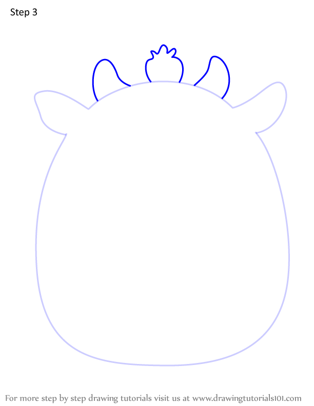 How to Draw Benito the Blueberry Cow from Squishmallows (Squishmallows ...
