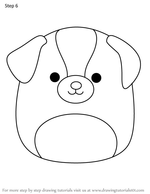 How to Draw Bernie the Saint Bernard from Squishmallows (Squishmallows ...