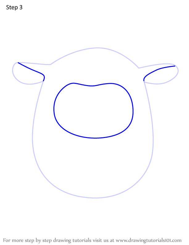 How to Draw Berry the Lamb from Squishmallows (Squishmallows) Step by Step | DrawingTutorials101.com