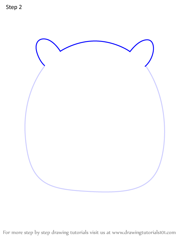 How to Draw Bessa the Pig from Squishmallows (Squishmallows) Step by ...