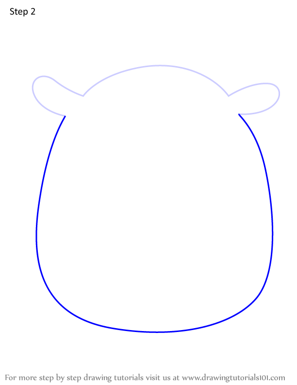 How to Draw Caedia the Cow from Squishmallows (Squishmallows) Step by ...