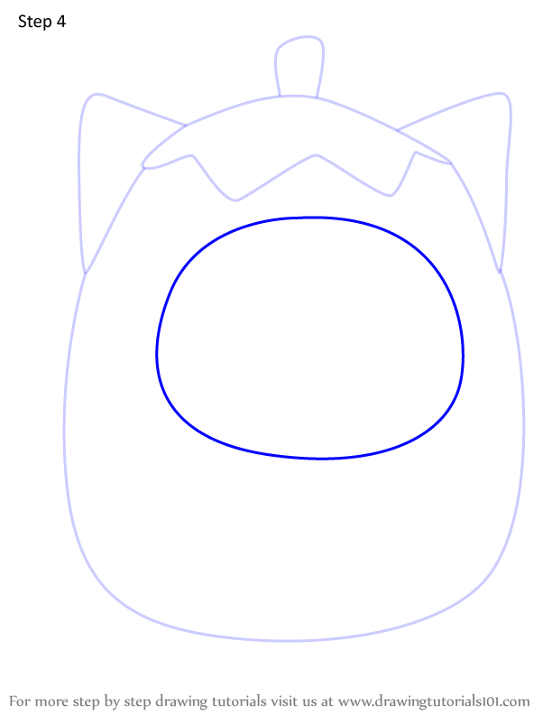 How to Draw Calio the Cat from Squishmallows (Squishmallows) Step by ...