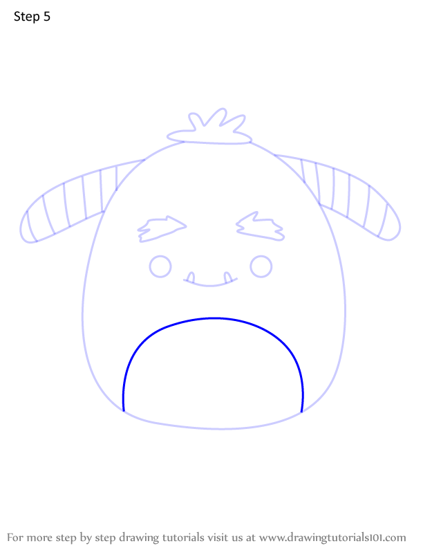 How to Draw Callum the Monster from Squishmallows (Squishmallows) Step ...