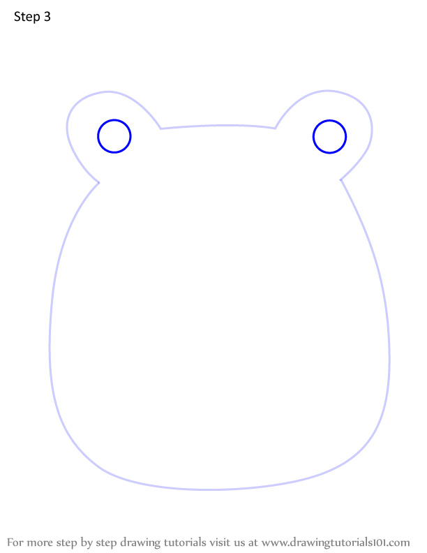 How to Draw Carlito the Frog from Squishmallows (Squishmallows) Step by ...