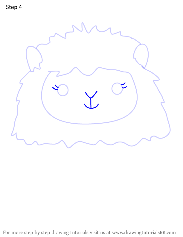 How to Draw Cavaleri the Alpaca from Squishmallows (Squishmallows) Step ...