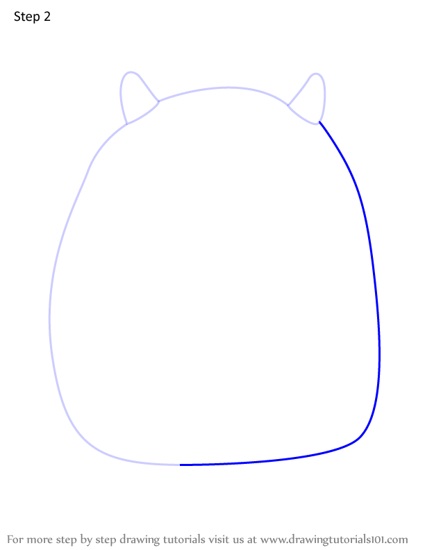 How to Draw Cillian the Cow from Squishmallows (Squishmallows) Step by ...