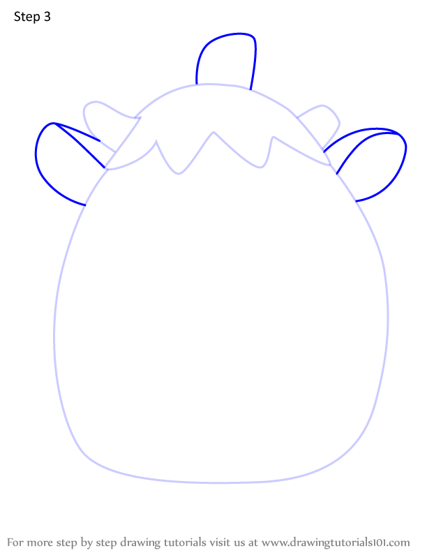 How to Draw Cleary the Strawberry Cow from Squishmallows (Squishmallows ...