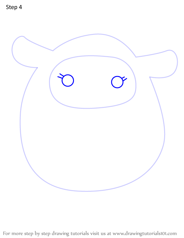 How to Draw Clove the Lamb from Squishmallows (Squishmallows) Step by Step | DrawingTutorials101.com