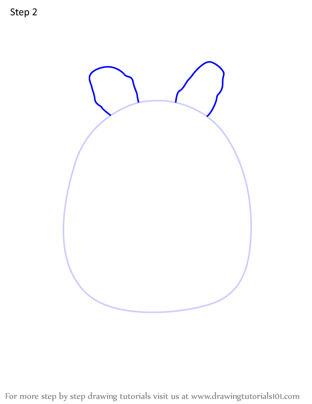 How to Draw Connie the Moth from Squishmallows (Squishmallows) Step by ...