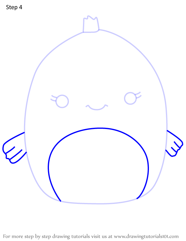 How to Draw Delores the Clownfish from Squishmallows (Squishmallows ...