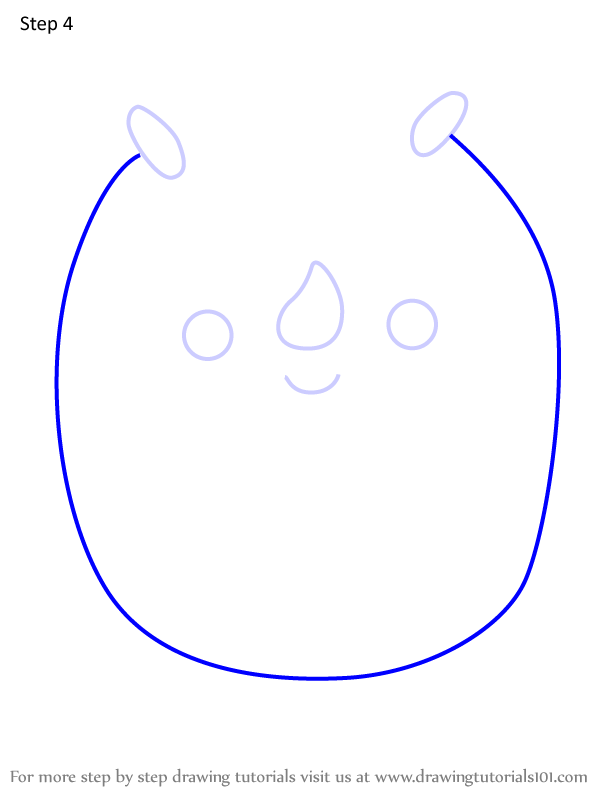 How to Draw Derek the Dinosaur from Squishmallows (Squishmallows) Step ...