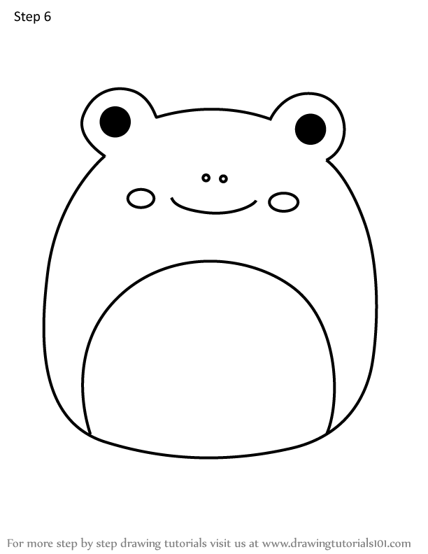 How to Draw DeWitt the Frog from Squishmallows (Squishmallows) Step by ...