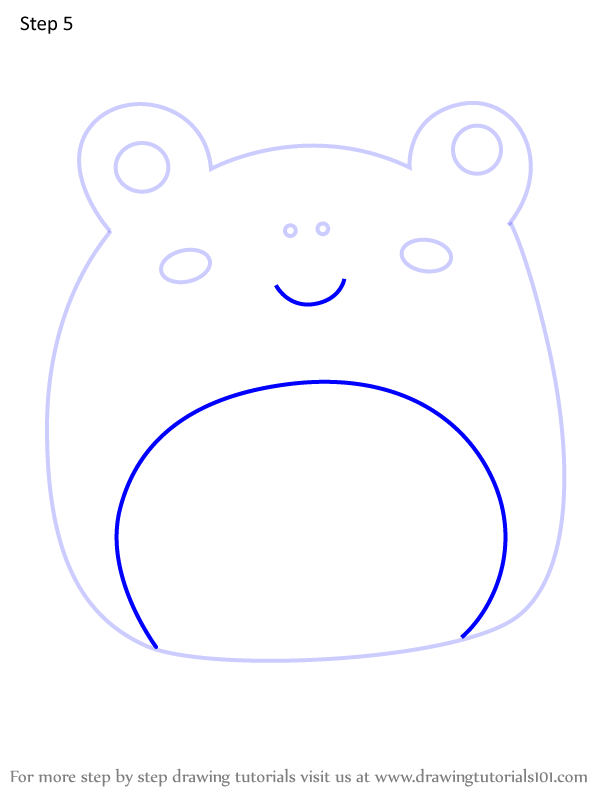 How to Draw Doxl the Frog from Squishmallows (Squishmallows) Step by ...
