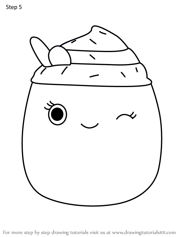 How to Draw Feliciti the Mint Shake from Squishmallows (Squishmallows ...