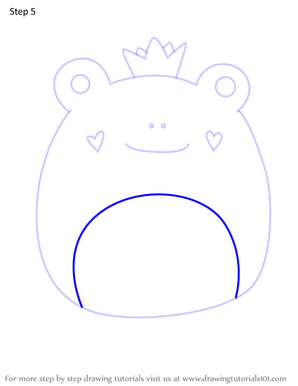How to Draw Fenra the Frog from Squishmallows (Squishmallows) Step by ...