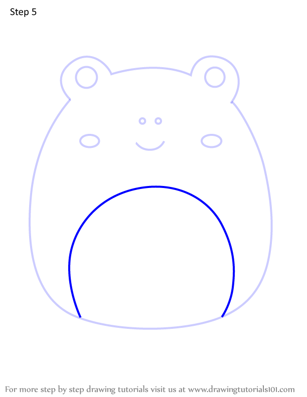 How to Draw Ferdie the Frog from Squishmallows (Squishmallows) Step by ...